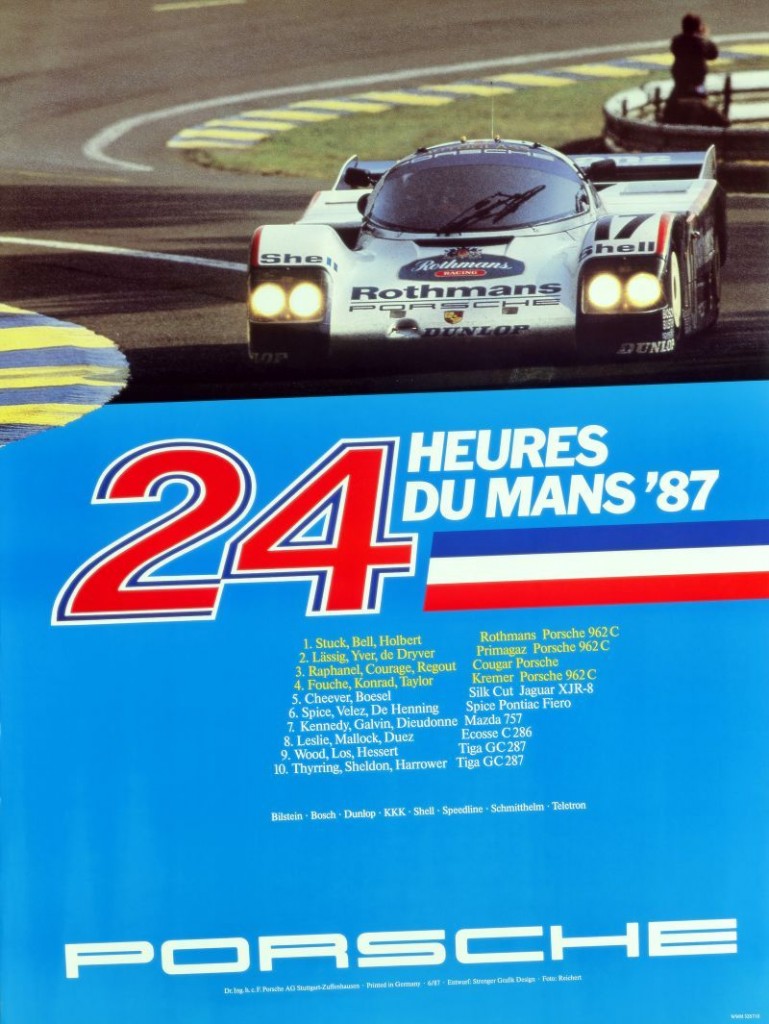 20 CARTELES HISTÓRICOS DE PORSCHE EN LE MANS