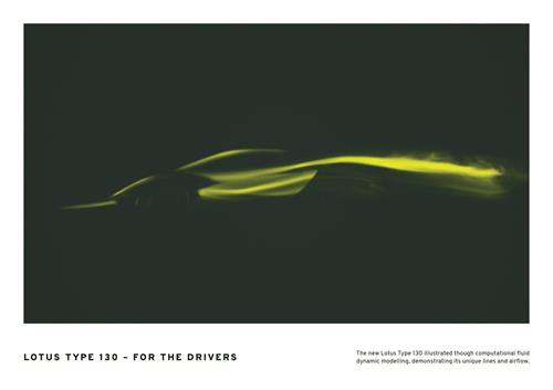 LOTUS CONFIRMS FIRST ALL-NEW PRODUCTION CAR SINCE 2008: TYPE 130 ...